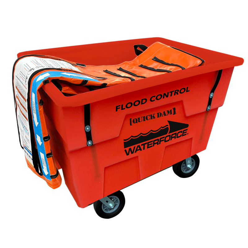 Water Force Storage and Deployment Crate – Quick Dams