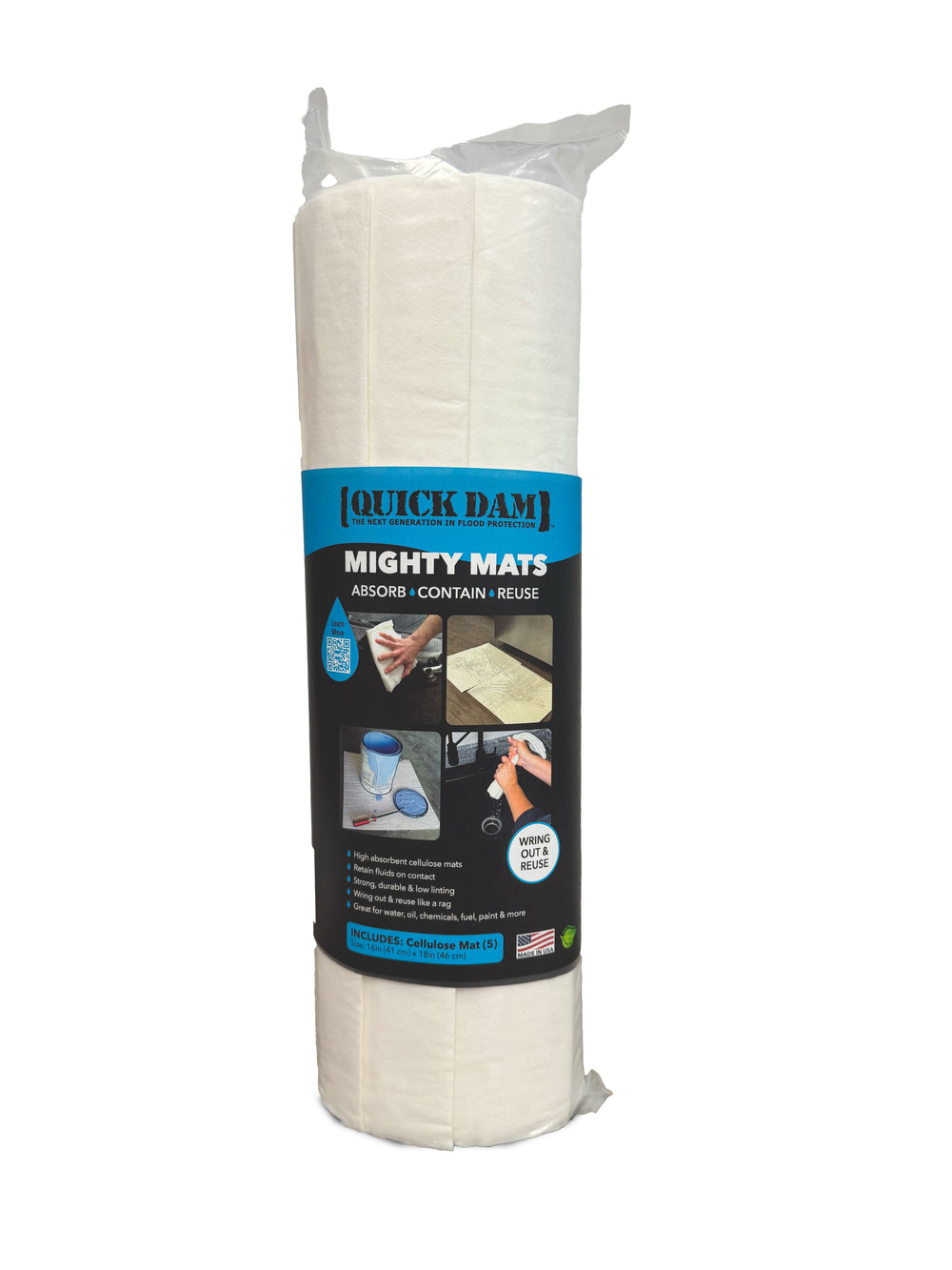 Cellulose Mighty Mats - Heavy Duty Absorbent Solutions – Quick Dams